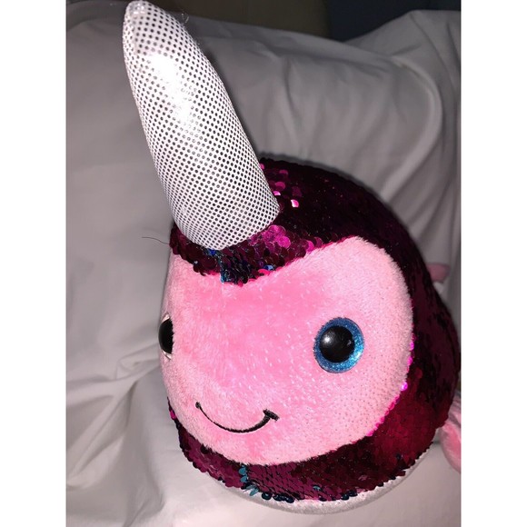 Toys | Nwt Sequinimals Flip Sequin Plush Narwhal Unicorn Whale 1in ...